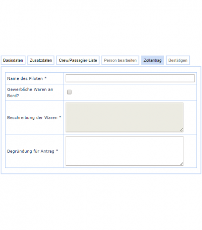 Grenzabfertigungen (Zoll und Bundespolizei), PPR-Management